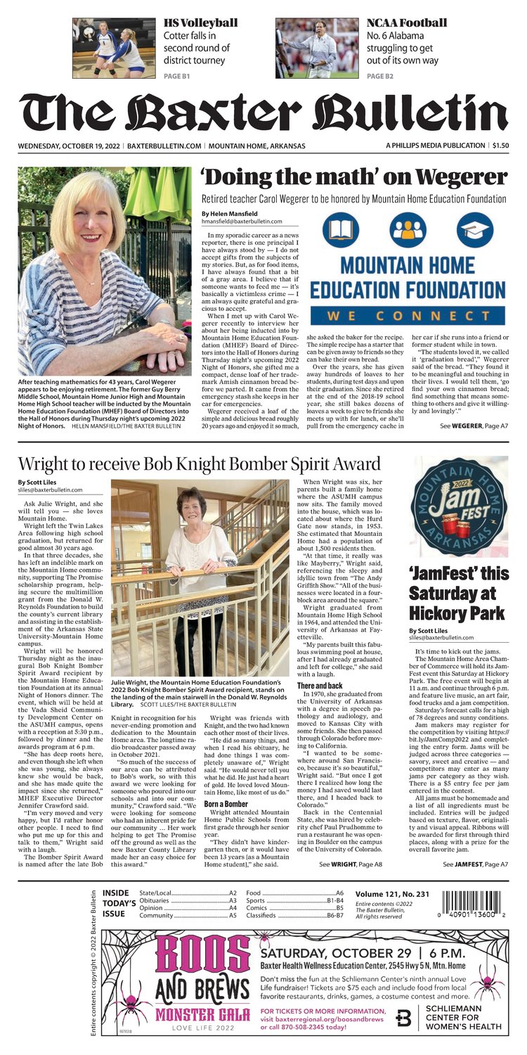 Wednesday, October 19, 2022 | Baxter Bulletin